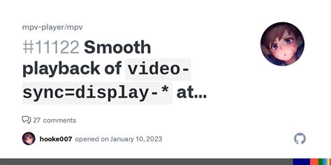 Smooth Playback Of Video Sync Display At Fps Below The Monitor S