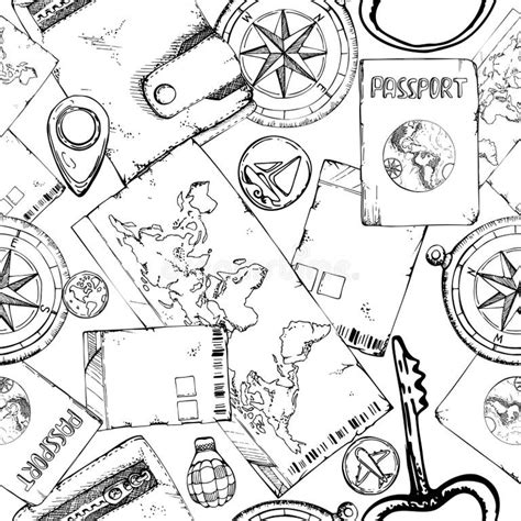 Document Compass Stock Illustrations 5017 Document Compass Stock