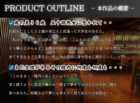 おばさんの膣内に入って・・ 五十路を過ぎた熟女が僕の女に 同人ライク