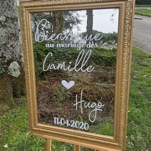 Stickers Bienvenue Au Mariage De Etsy France