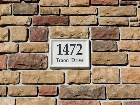 Address Blocks Installed Into Homes