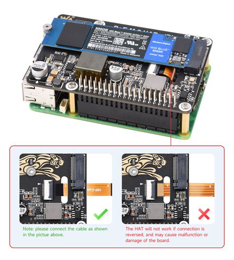 Buy PCIe To M 2 Adapter With PoE Function B For Raspberry Pi 5 Supports NVMe Protocol M 2