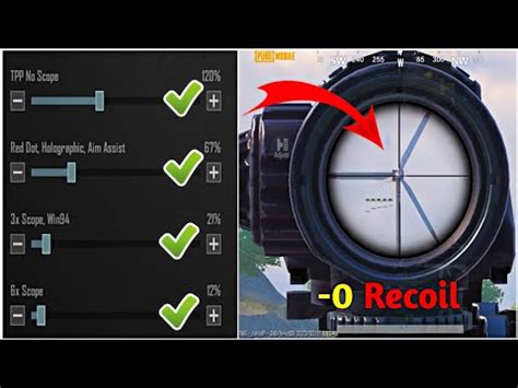 Best BGMI Sensitivity Settings For Mobile To Get Zero Recoil In