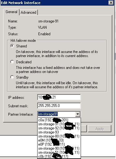 Solved Where Is The Partner Interface Options Getting Pulled From NetApp Community