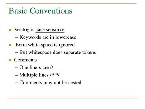 Ppt Verilog Hdl Powerpoint Presentation Id5599387