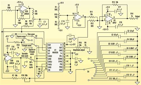 Max038 Analouge Function Generator Function Generator Circuits