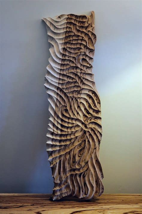 Abstract Wooden Sculptures By Adam Detre Inspiration Grid Wooden