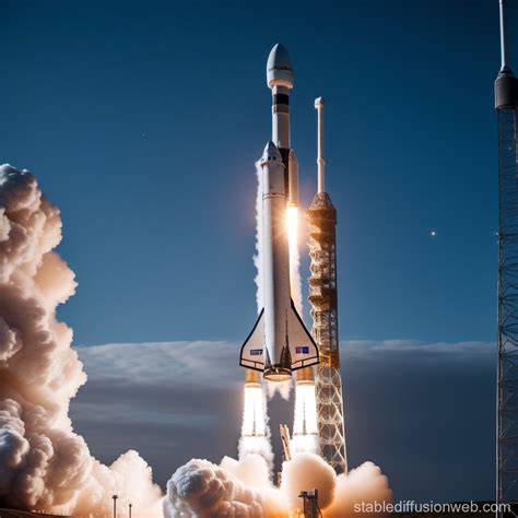 Falcon 9 Rocket Launch Stable Diffusion En Línea