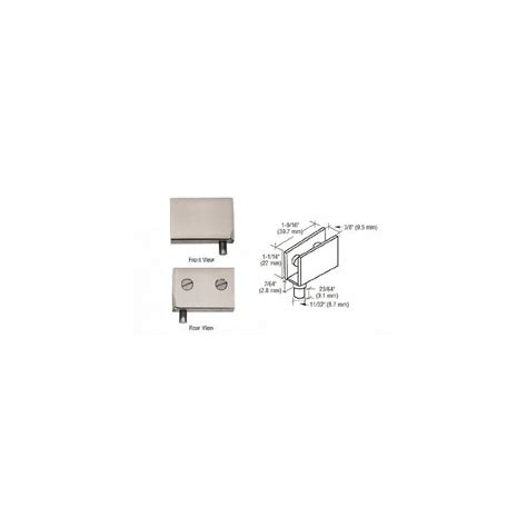 Buy Crl Eh225 Brushed Nickel Glass Door Pivot Hinges Online At Lowest