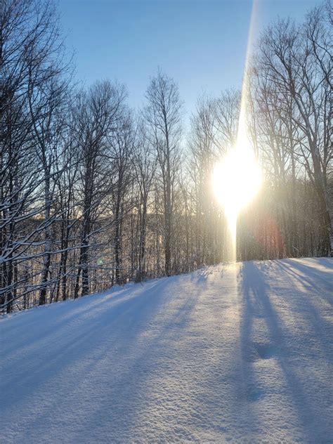 Cassidy Wieschowski On Linkedin Sunny Snowy Morning At Treetops Resort