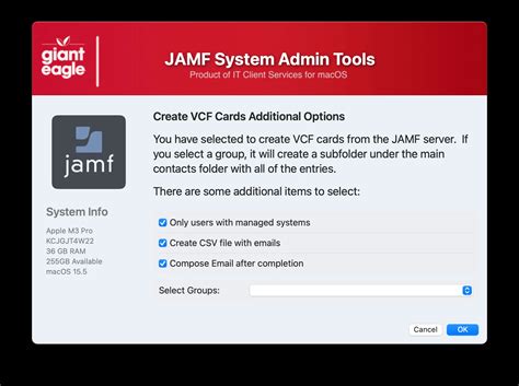 Jamf System Admin Tools Using Swiftdialog Gui Upated Community