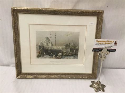 Sold Price Vintage Hand Tinted Steel Engraving Of W H Bartletts