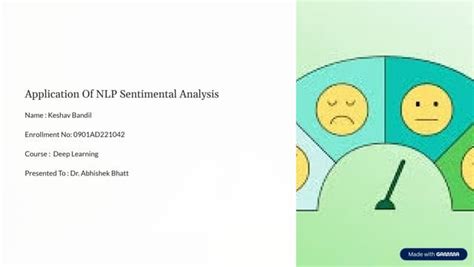Application Of Nlp Sentimental Analysispdf