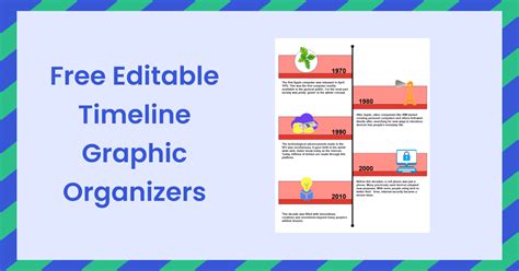 Free Editable Timeline Graphic Organizer Examples EdrawMax Online