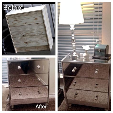 How To Make Mirrored Bedside Table Mirror Ideas