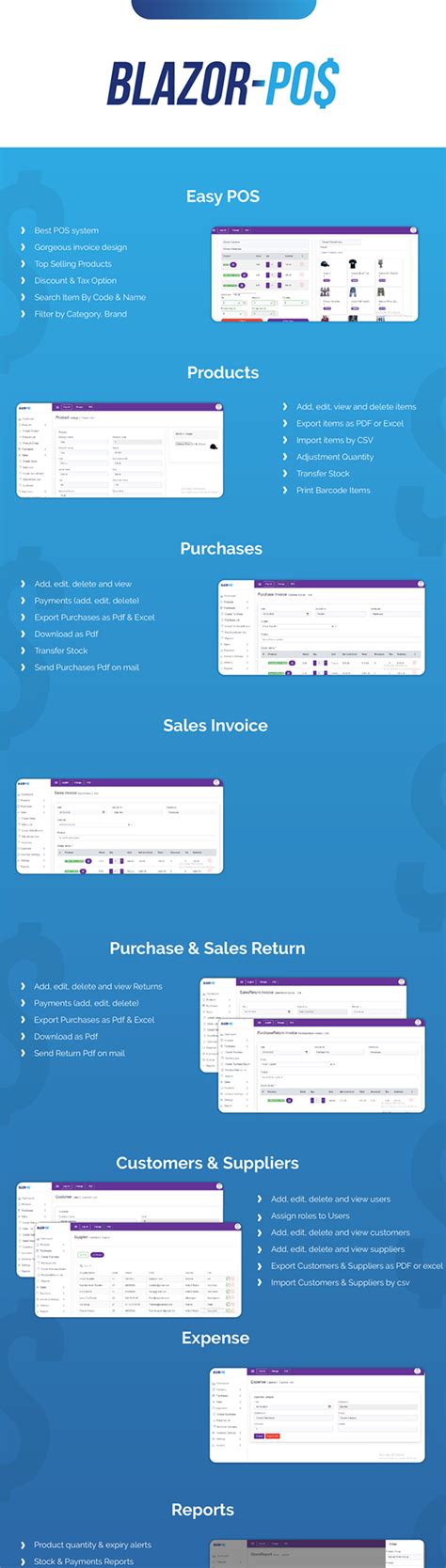 Blazor Pos Advance Inventory And Sales Management System By