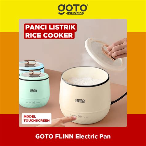 Jual Goto Flinn Panci Listrik Elektrik L Fry Pan Penanak Nasi Serbaguna Shopee Indonesia