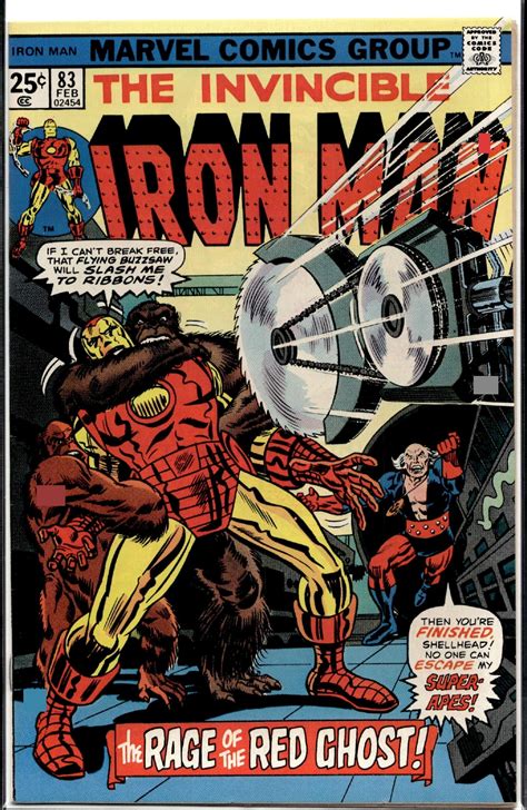 Iron Man 83 1976 Iron Man Comic Books Bronze Age Marvel Iron