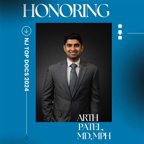 Arth Patel Md Mph On Linkedin Honored To Be Named Nj Top Docs 2024