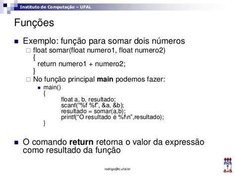 Aula 12 Funcoes Programação 1