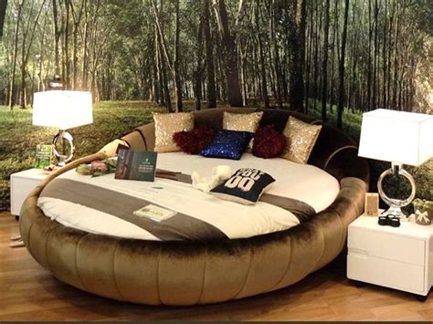 Круглая кровать с матрасом из 100% натурального латекса "Round Bed ...