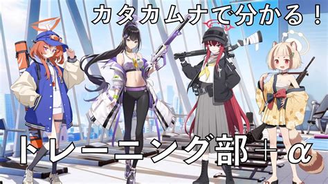 トレーニング部αの神名を解読するブルアカ考察 YouTube