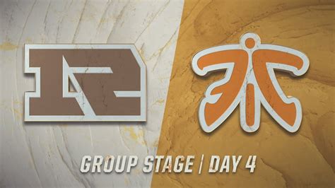 Rng Vs Fncworlds Group Stage Day Game Youtube