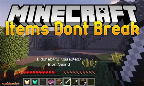Items Dont Break Mod 11651144 Prevent Using Items Beyond Repair