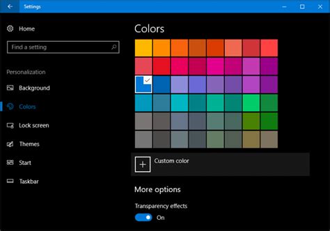 How To Change The Color And Appearance In Windows 10 Creators Update