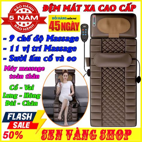 BẢo HÀnh 5 NĂm Nệm Massage Toàn Thân đệm Mát Xa Toàn Thân Cao Cấp