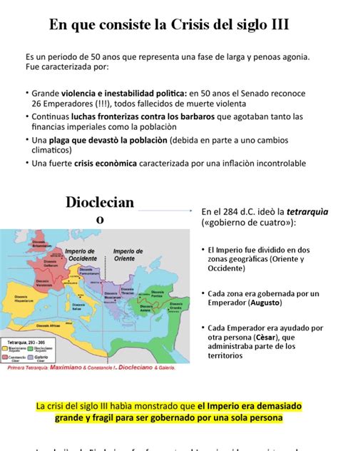 La Crisis Del Siglo Iii Pdf Imperio Romano Europa
