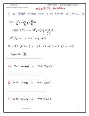 Math2ZZ3T1TestPackageSolutionsWinter2019 Pdf Prep101 Math2ZZ3 W2018