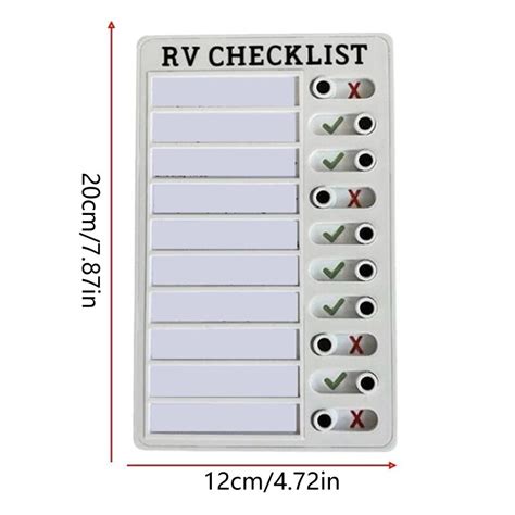 Daily Task Planning Board Portable Plastic Memo Checklist Board