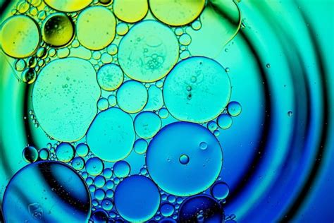 Premium Photo Oil And Water Close Up