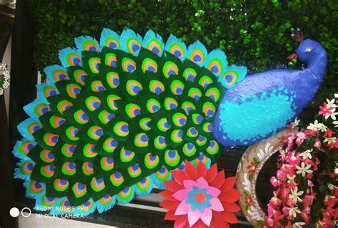 Paper Peacock Easy Paper Crafts Crafts Paper Crafts