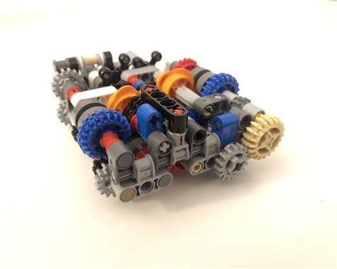 Lego Moc Compact 8 Speed Sequential Gearbox By Anto Rebrickable