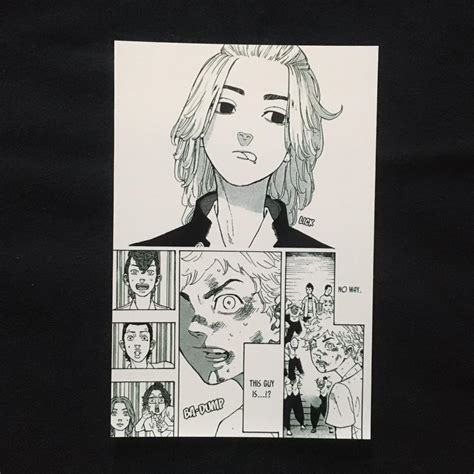 Tokyo Revengers Mikey Manga Panel Print 1 4x6 Depop