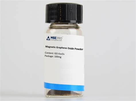 Mse Pro Magnetic Graphene Oxide Powder 100mg Mse Supplies Llc