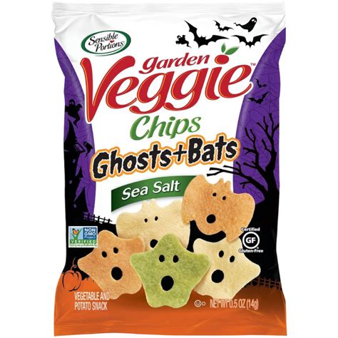Garden Veggie Ghosts And Bats Veggie Snacks Halloween Limited Edition