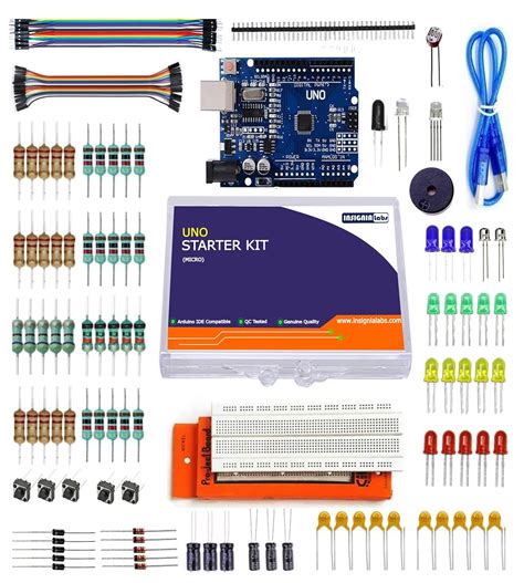 ilelec beginners kit for uno r3 compatible with arduino ide includes uno r3 board