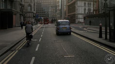 Advisory Cycle Lane Cycling Embassy Of Great Britain