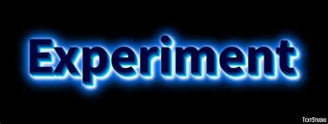Experiment Text Effect And Logo Design Word