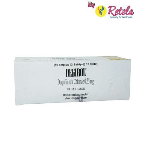Jual Degirol Lozenges 1 Strip 10 Tablet Shopee Indonesia