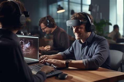 Premium Photo Senior Ux Designer Conducting Usability Testing Generative Ai