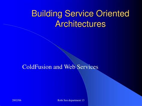 Ppt Building Service Oriented Architectures Powerpoint Presentation Free Download Id340392