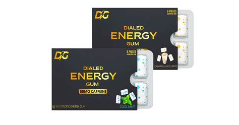 Dialed Gum Chewable Gum For Improved Energy Health And Performance