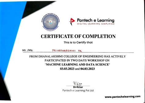 Priyadharshini Tk On Linkedin Machinelearning Algorithms Learning Pantechelearning