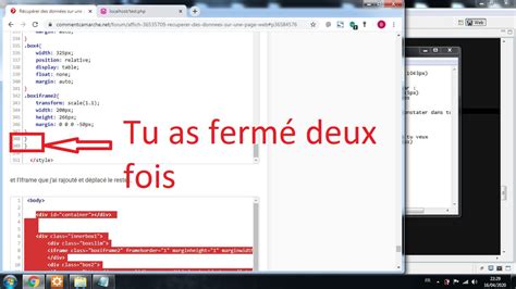 récupérer des données sur une page web [résolu] html