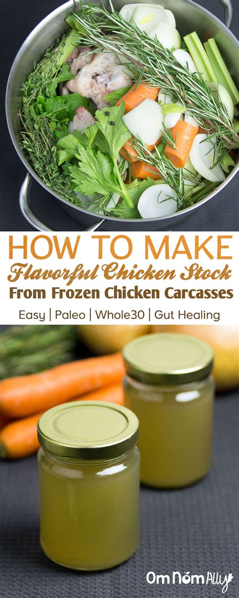 Make Chicken Stock From Frozen Carcasses Omnomally