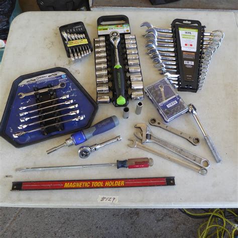 Lot 129 Wrench Sets Socket Set And More Norcal Online Estate